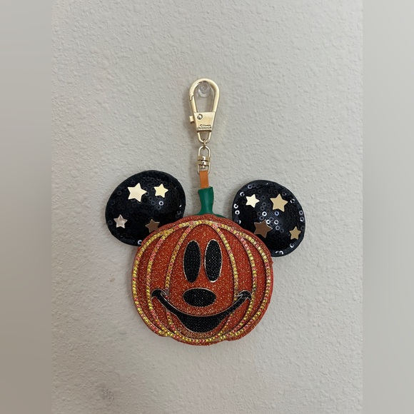 Disney | Accessories | Disney Baublebar Mickey Pumpkin Bag Keychain ...